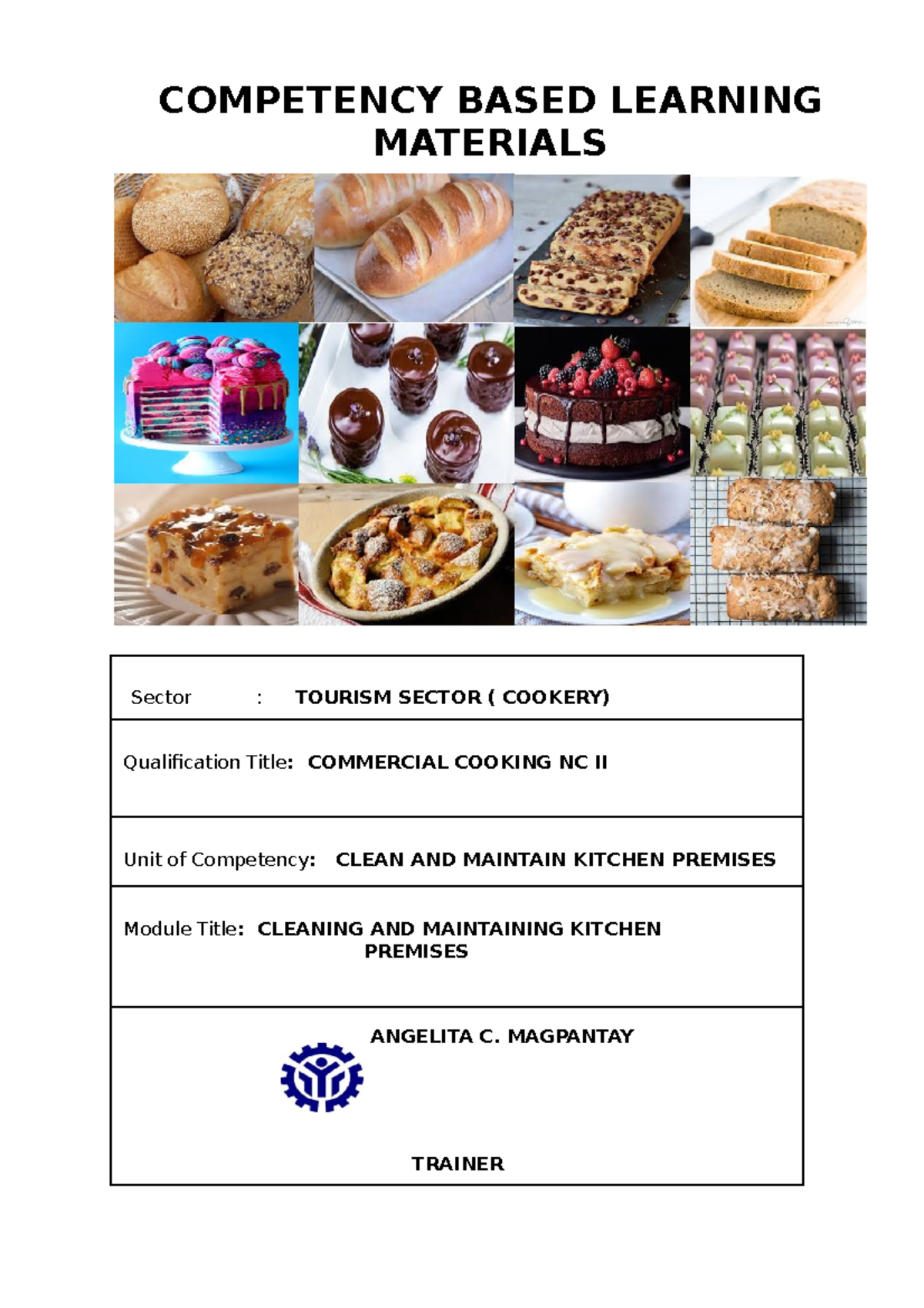 Pdfcoffee - Cooking - COMPETENCY BASED LEARNING MATERIALS Sector ...