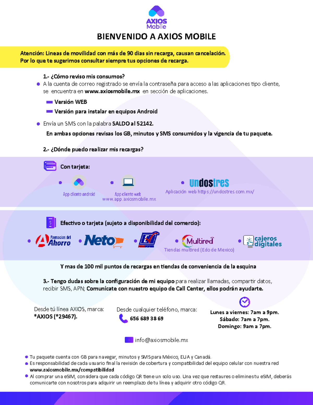 Bienvenida Axios - Kskss - BIENVENIDO A AXIOS MOBILE 1.- ¿Cómo reviso ...