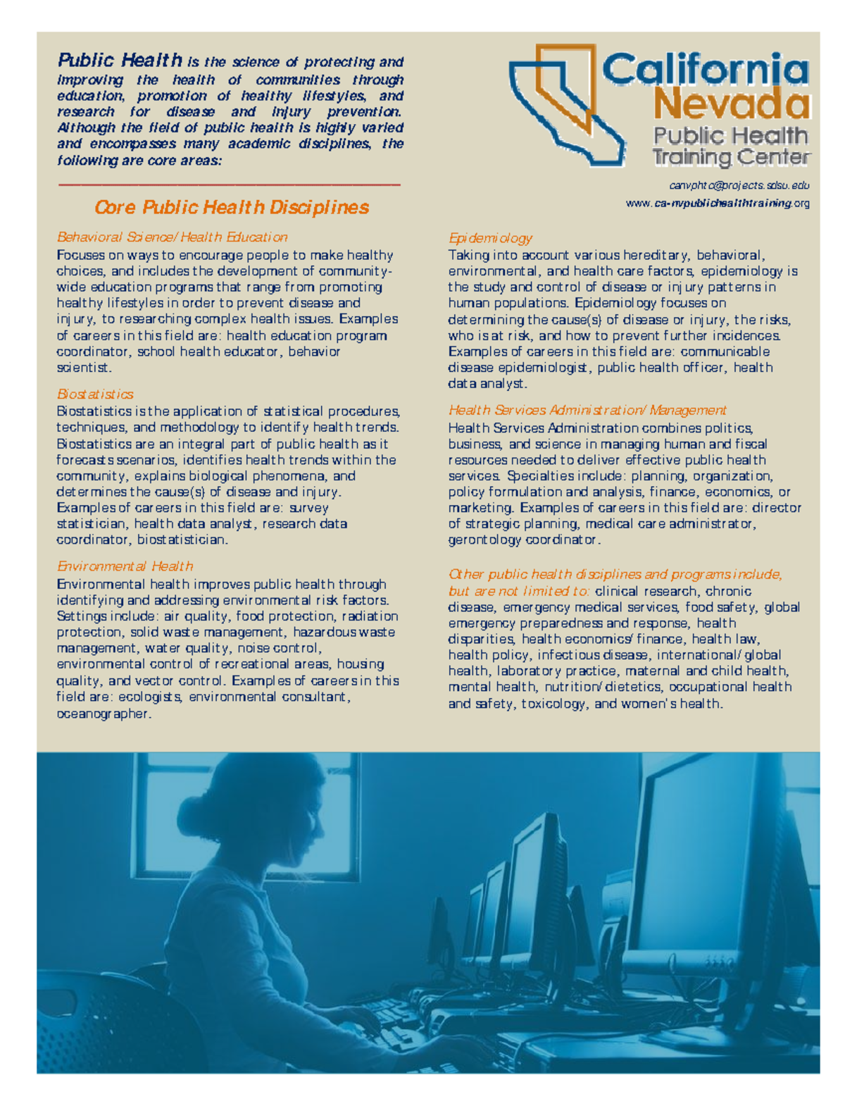 6 PH Core Disciplines - ............ - canvpht c@proj ect s.sdsu ca ...