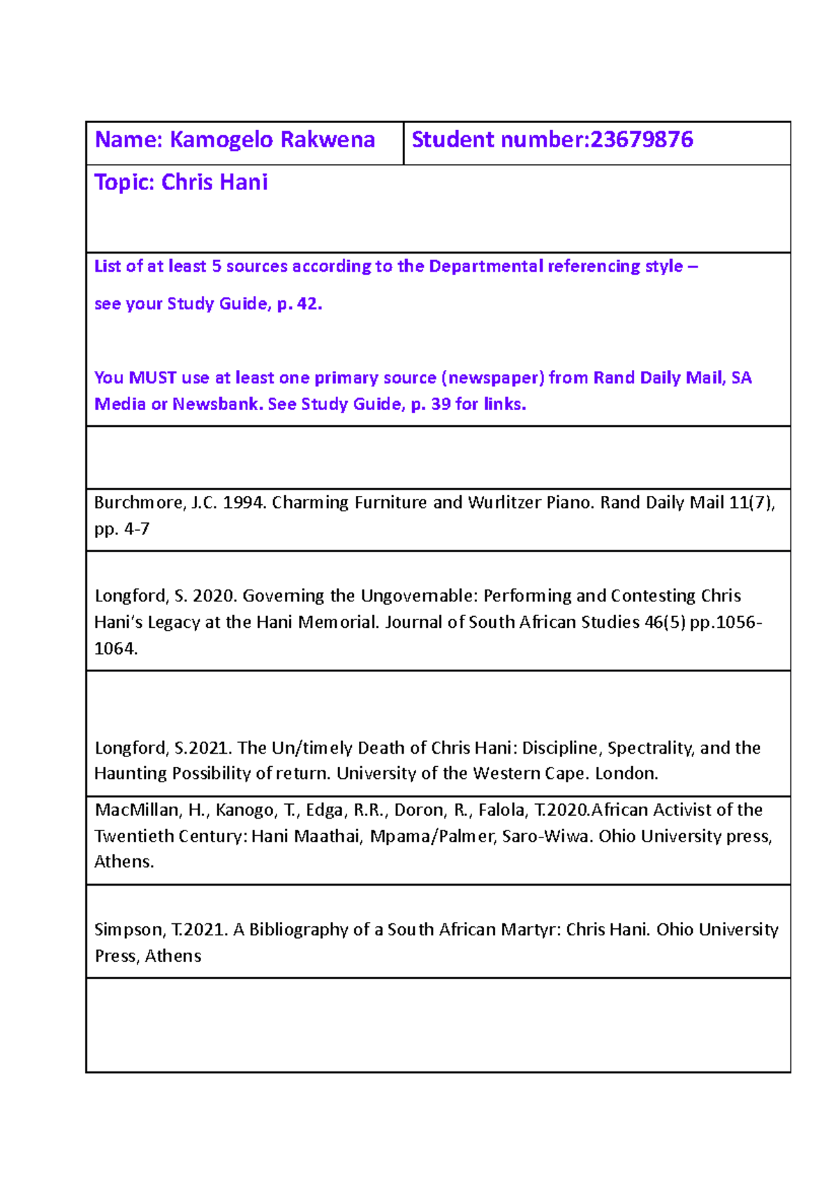MINERAL REVOLUTION - Name: Kamogelo Rakwena Student number: Topic ...