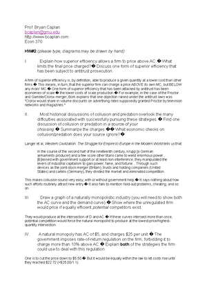 Homework 4 Questions - Prof. Bryan Caplan bcaplan@gmu bcaplan Econ 370 ...