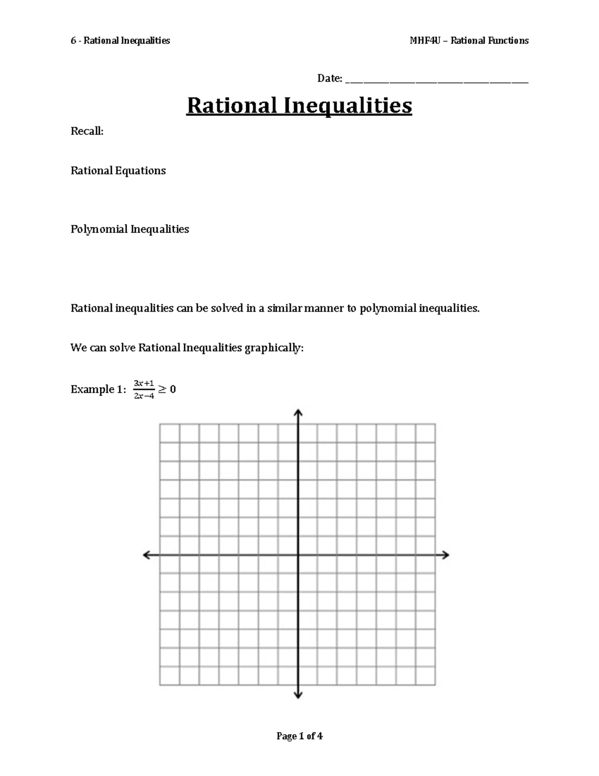04 - Rational Inequalities - Date ...