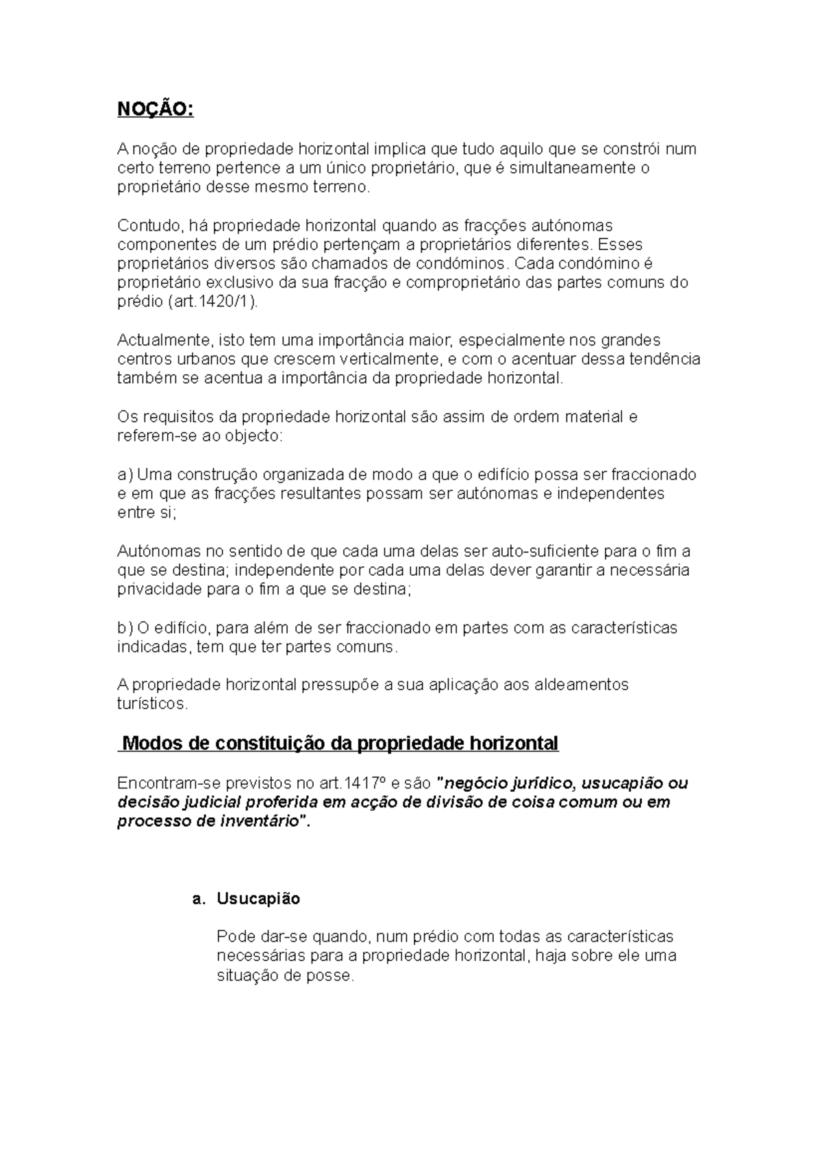 Propriedadehorizontal - NOÇÃO: A noção de propriedade horizontal ...