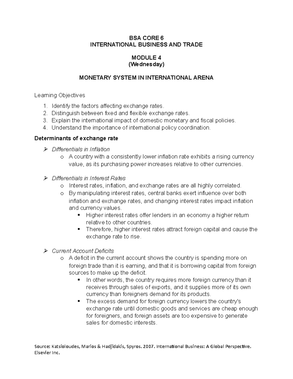 Module 4 WED Bsacore 6 - Lecture notes 4 - BSA CORE 6 INTERNATIONAL ...
