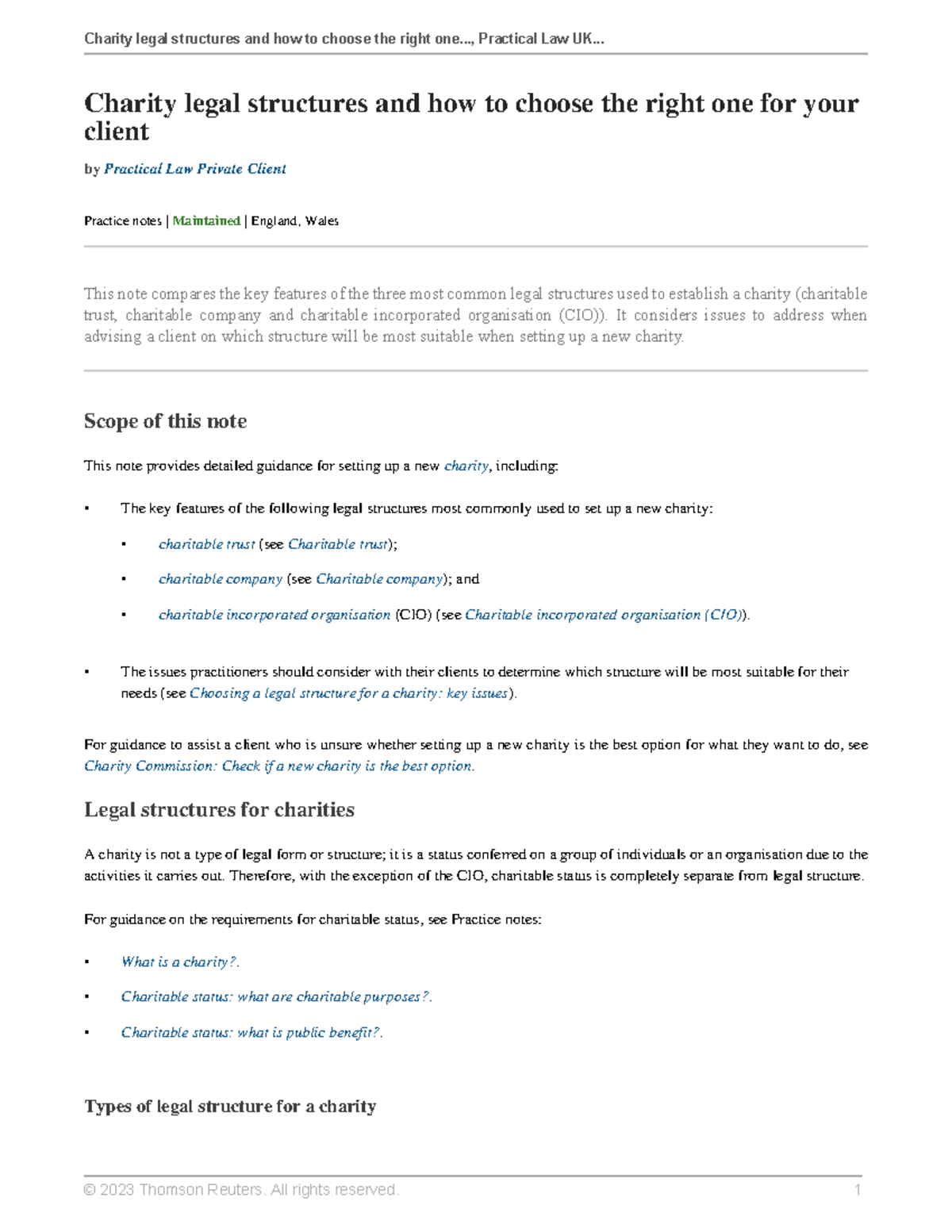 Charity legal structures and how to choose the right one for your ...