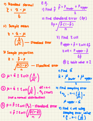 Lecture 1 - Descriptive Statistics - ECON1310 - Studocu