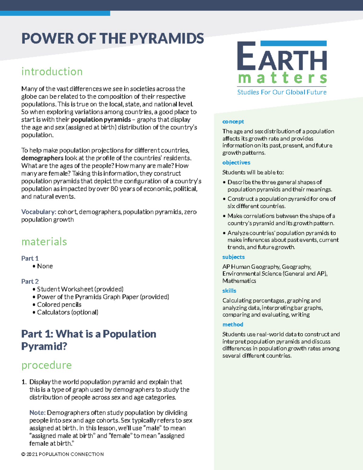 Power of the Pyramids - EARTH matters Studies For Our Global Future ...