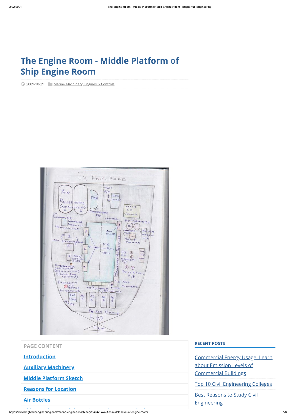 The Engine Room - Middle Platform of Ship Engine Room - Bright Hub ...