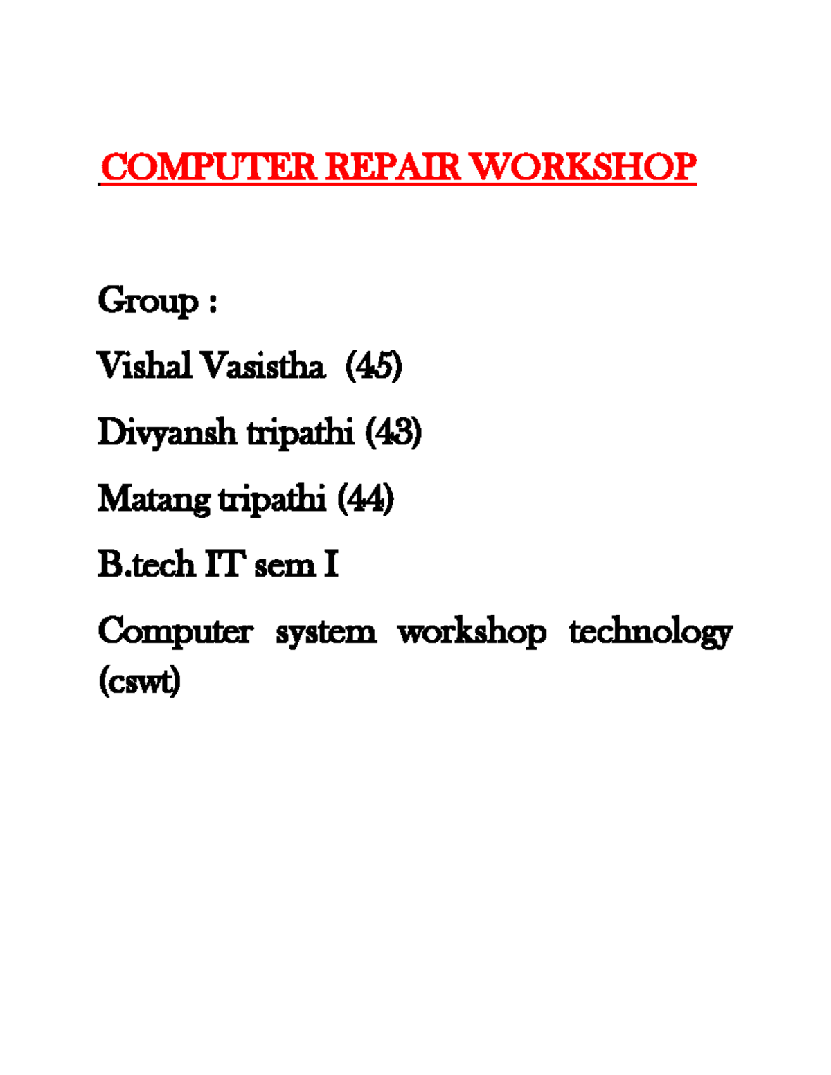 43 44 45 Project 5 - Computer System Workshop Technology - COMPUTER ...