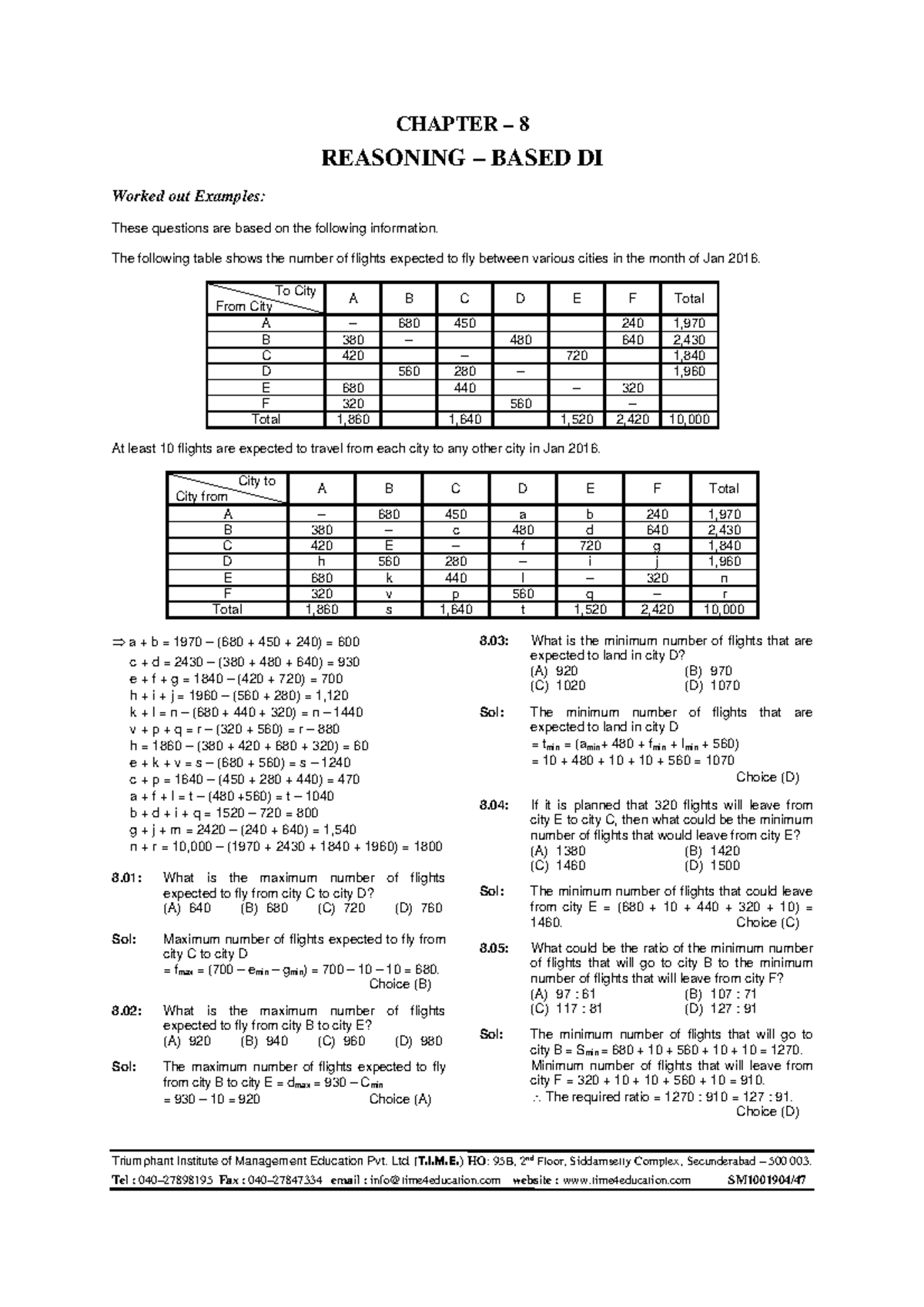 Chapter-8 Reasoning Based DI - Triumphant Institute of Management ...