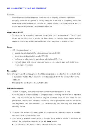 PAS 18 - Revenue - IAS 18 — REVENUE Overview Outlines the accounting ...