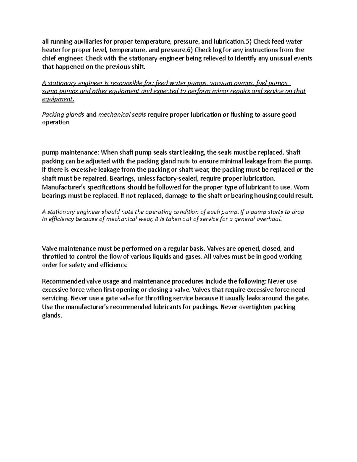 ESET-212 Lecture Note - all running auxiliaries for proper temperature ...