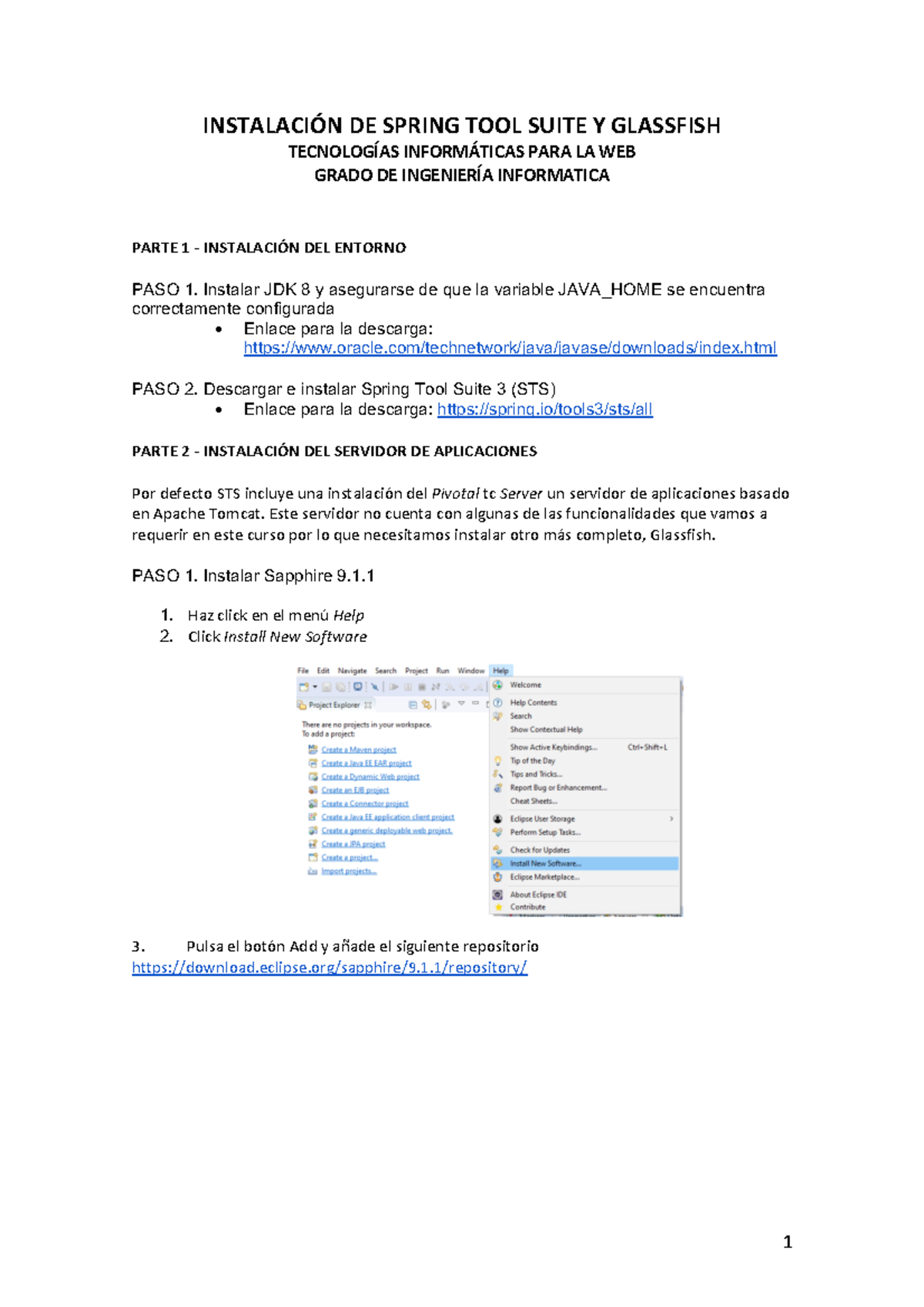 Instalacion Entorno - Warning: TT: undefined function: 32 1 INST ALACIÓN DE SPRING TOOL SUITE Y ...