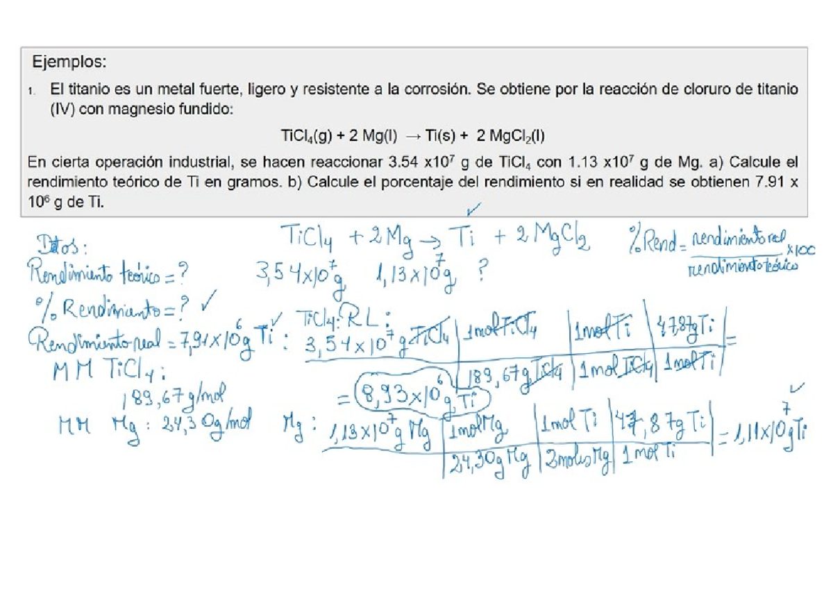 Doc1 - Asignamiento química - Ejemplos: 1. El titanio es un metal ...