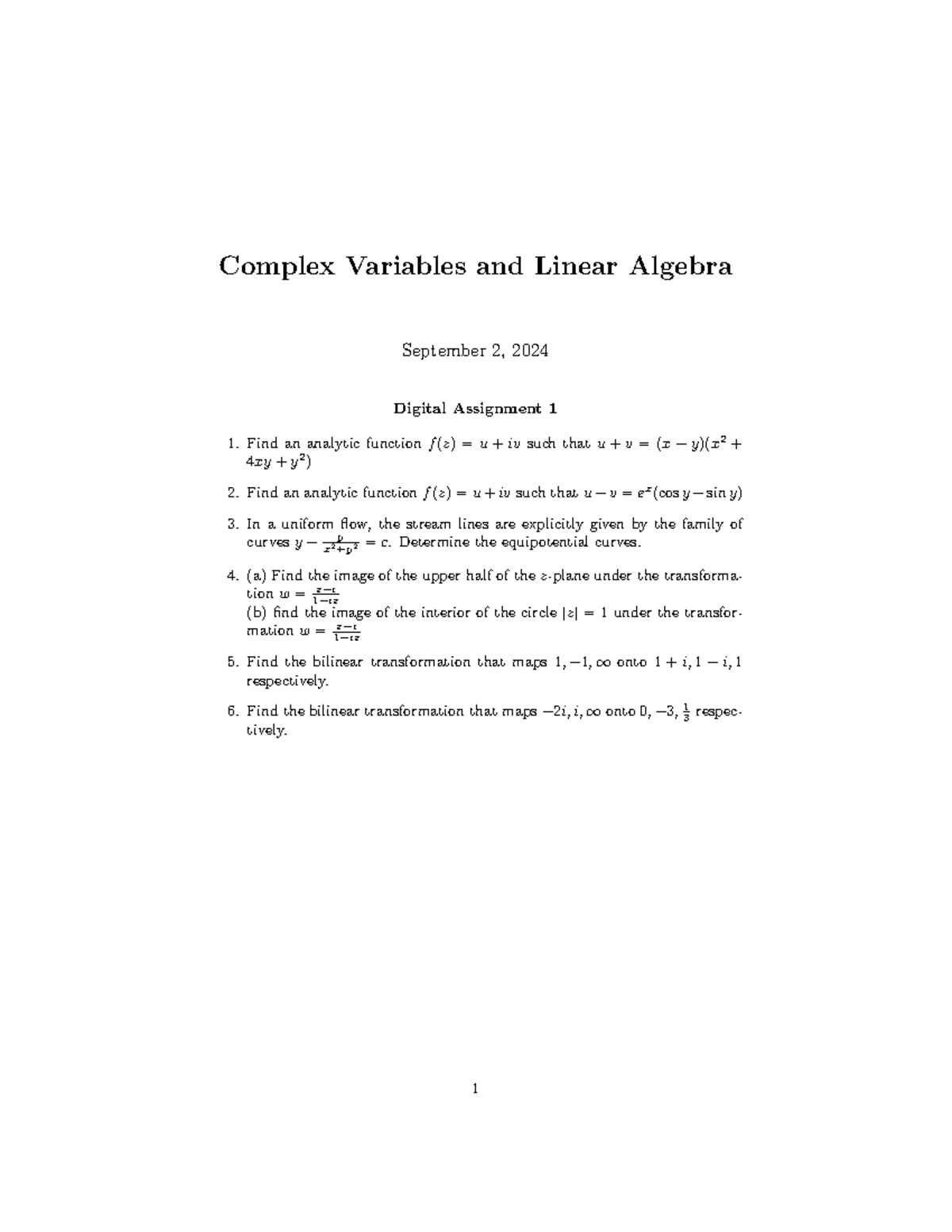 CVLA DA1 - I need to finish this assignment by today - Complex ...