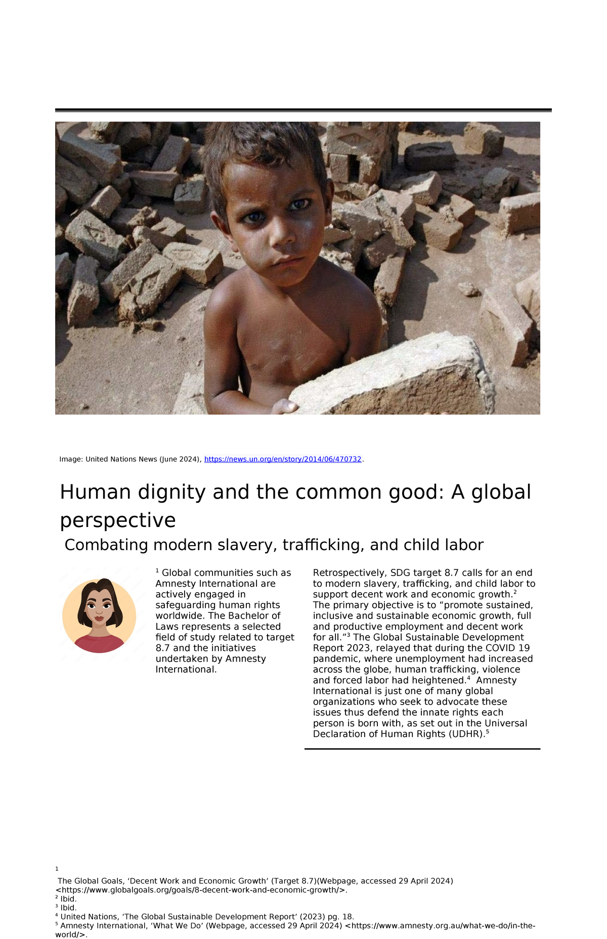 Feature Article - Image: United Nations News (June 2024), news.un/en ...