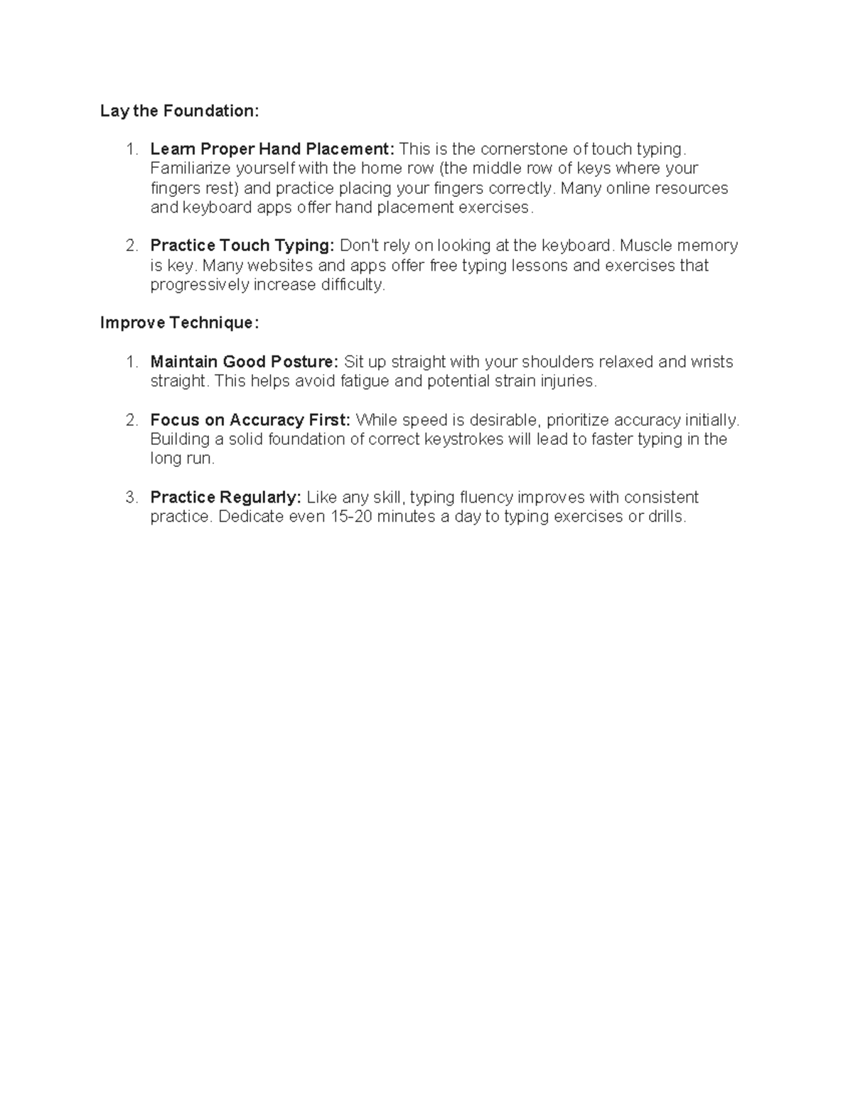 Lay the Foundation - Learn Proper Hand Placement: This is the ...