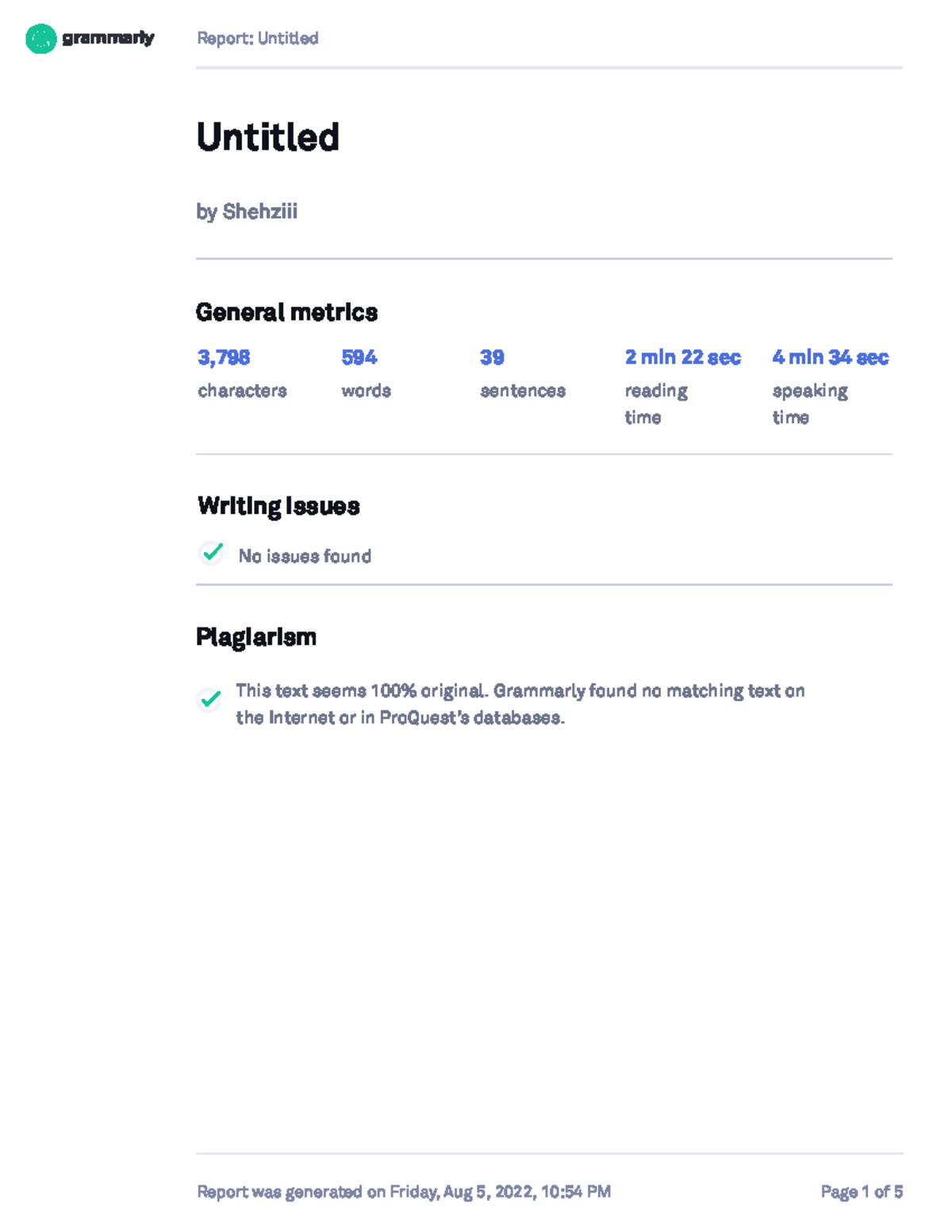 Report (30) - Important notes. - Report: Untitled Untitled General ...