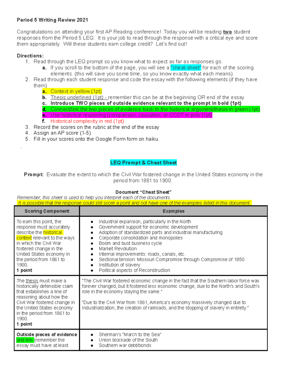 Period 5 Writing Review - Period 5 Writing Review 2021 Congratulations ...