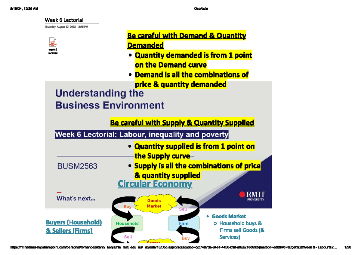 Week-6 supplemented notes (lecturer slides) - 12:36 AM OneNote Week 6 ...