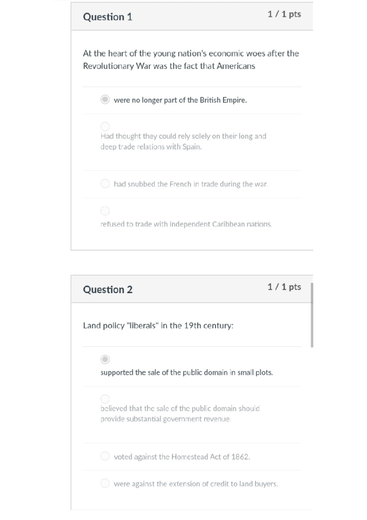 Quiz 5 in Econ-005 - Quiz are on Productivity and the Early American ...