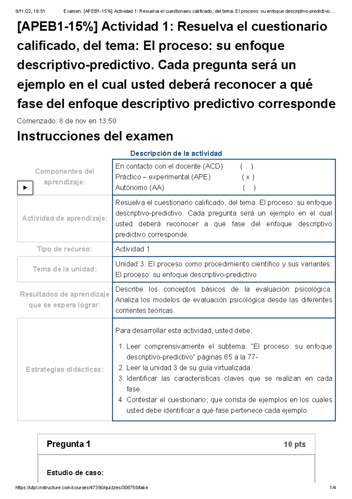 Examen [APEB 1-15%] Actividad 1 Resuelva el c - [APEB1-15%] Actividad 1: Resuelva el ...