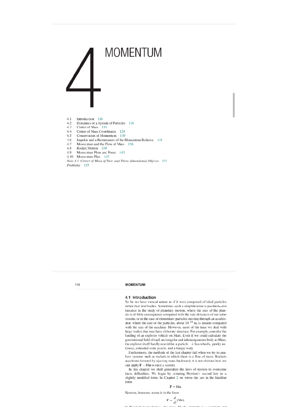 Momentum - Bsc physics - Studocu