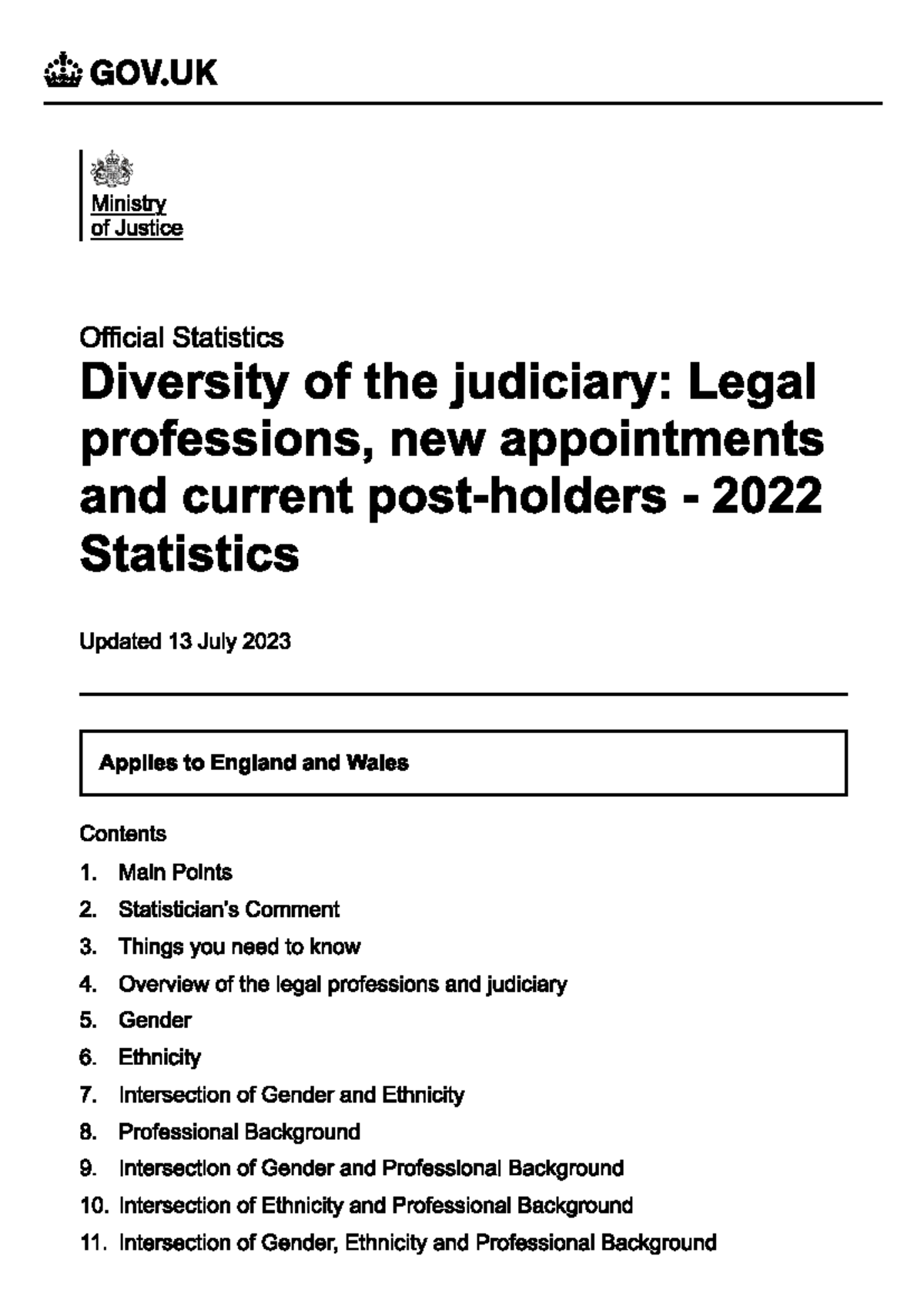 2022 diversity of judicary - GOV Ministry of Justice Official ...