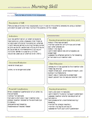 Picc line care - ATI nursing skill ALT for PICC line care - ACTIVE ...