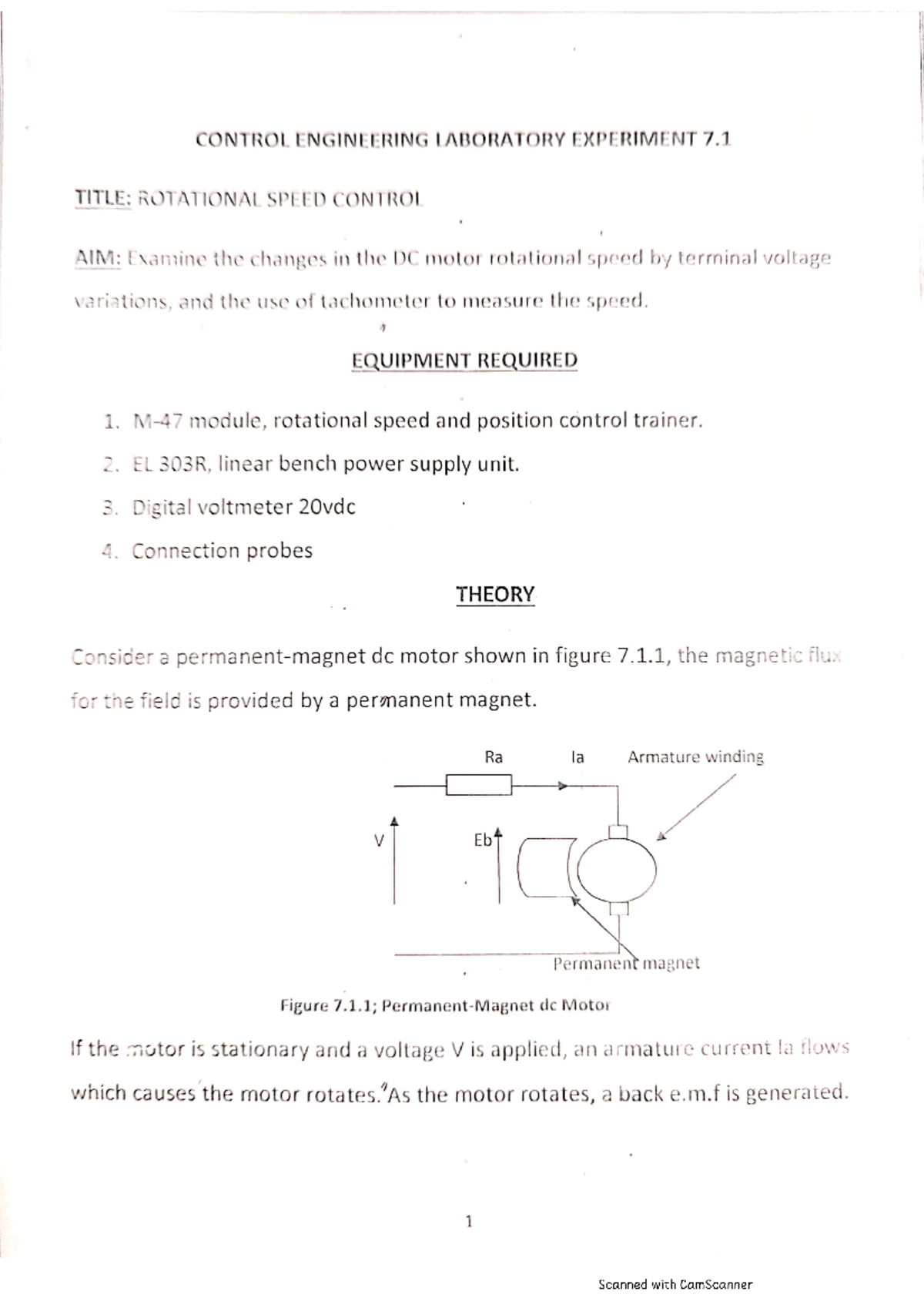 Control Engineering LAB 2 - ELECTRONICS II - Studocu