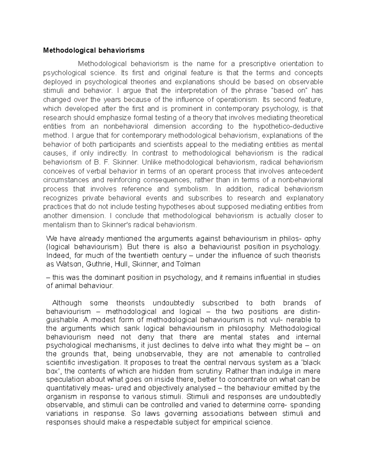 Methodological Behaviorisms Methodological Behaviorisms methodological-behaviorisms-methodological-behaviorisms