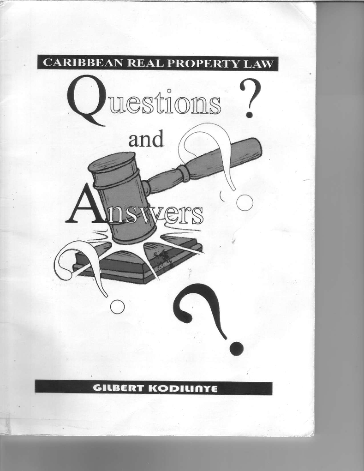 Real Prop Law Ques and Ans - uestnCIns ? and PREFACE In preparing this ...