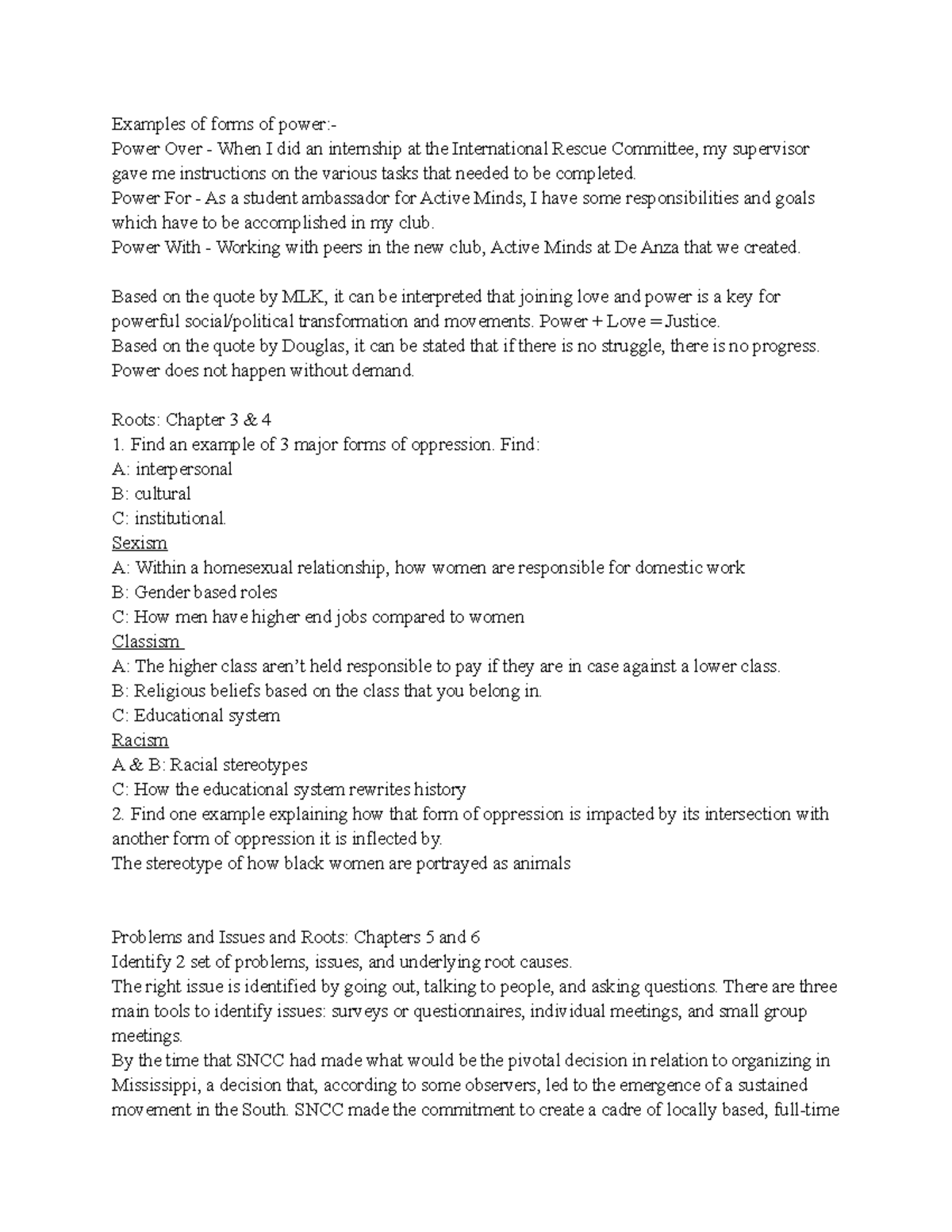 ICS 27H - These are the questions that were answered as part of my ...