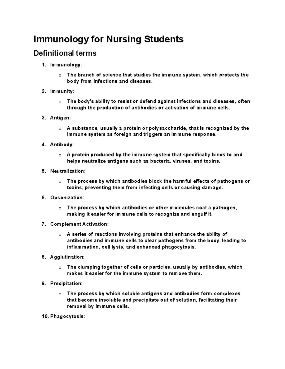 Immunology for Nursing Students - Immunology for Nursing Students ...