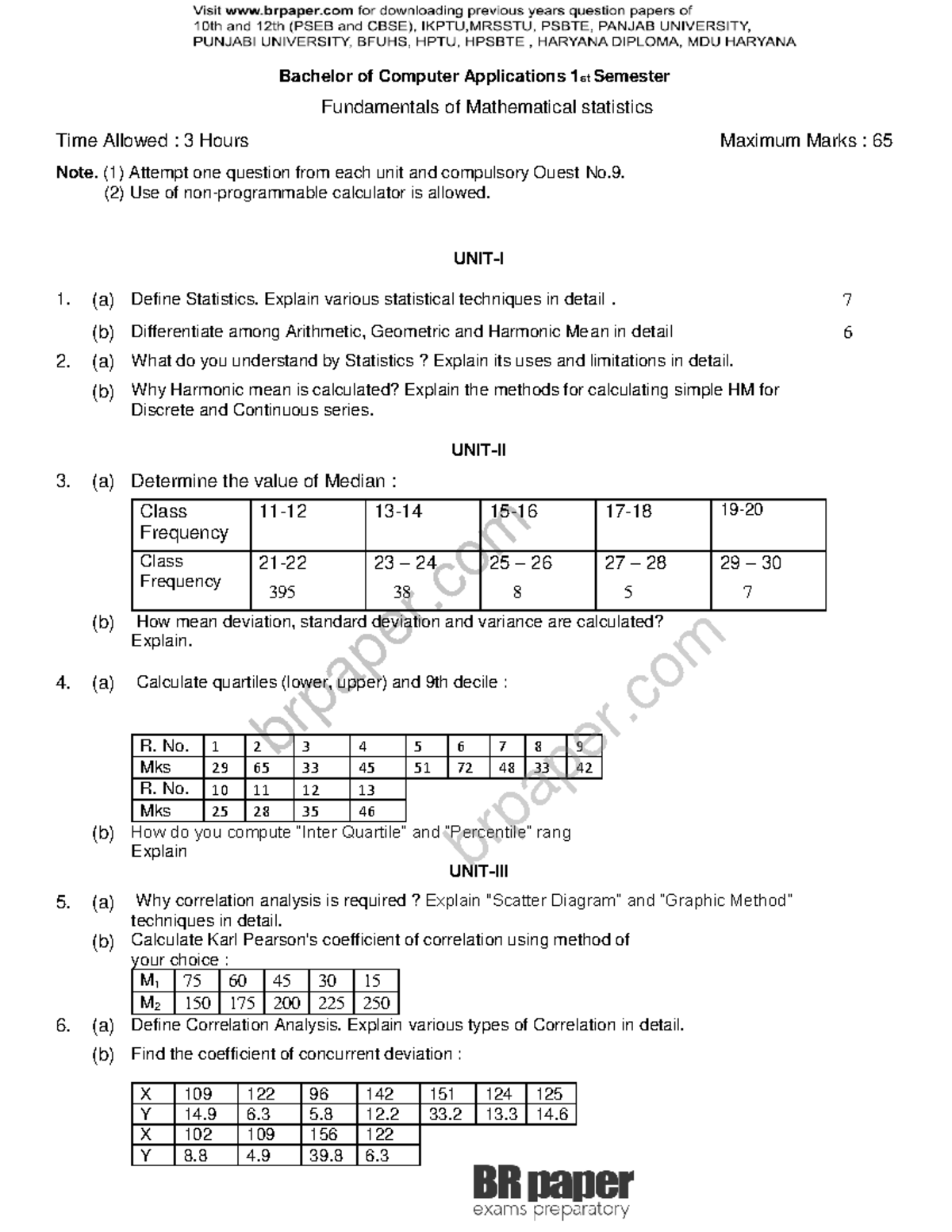 FMS(1st)Dec2018 - Object oriented methodology using C++ - Bachelor of Computer Applications 1st ...