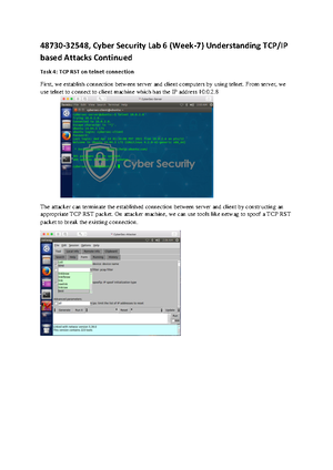 Lab 3a - Lab 3 - 48730-32548, Cyber Security Week-3 SQL Injection SQL ...