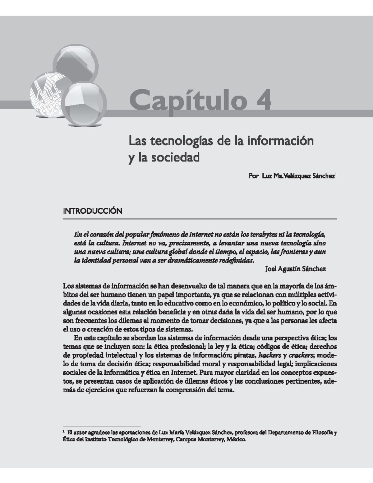 Capitulo 4 Las tecnologías de la inf y la sociedad-Tecnologias de ...