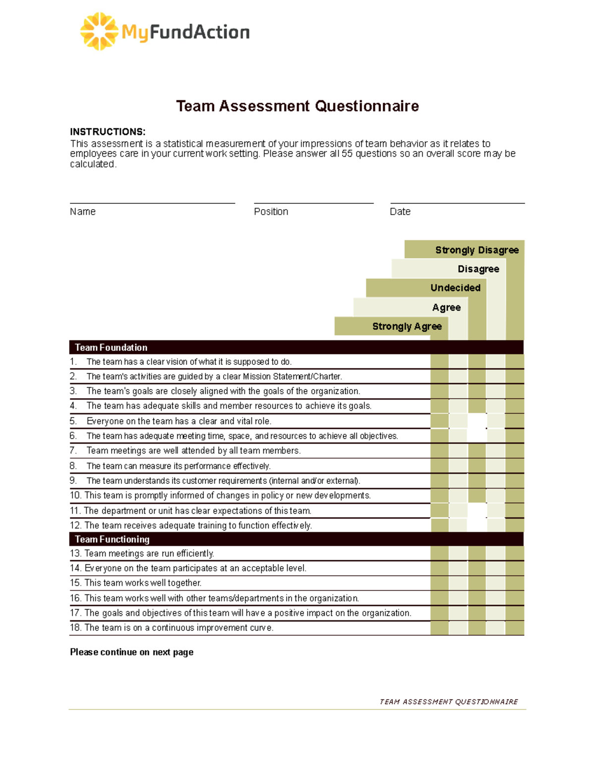 Team-Assessment-Questionnaire - Team Assessment Questionnaire ...