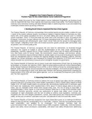 UNEA Germany - Delegation from the Federal Republic of Germany Position ...