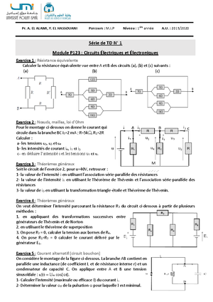 Cours Circuits Electriques - Tronc commun: MIP Circuits Electriques & Electroniques ...