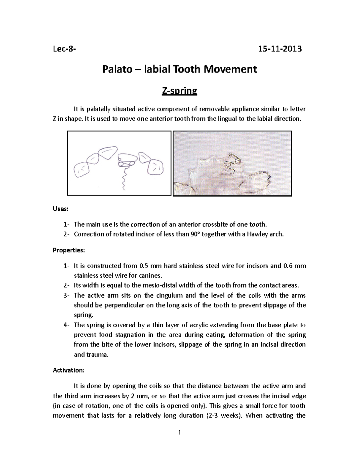 395992129 Lec 2 Z double Z T spring docx - Lec-8- 15-11- Palato ...