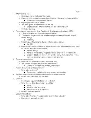 Intro to Film Study Guide - Units: Distribution of Films/The Making of ...