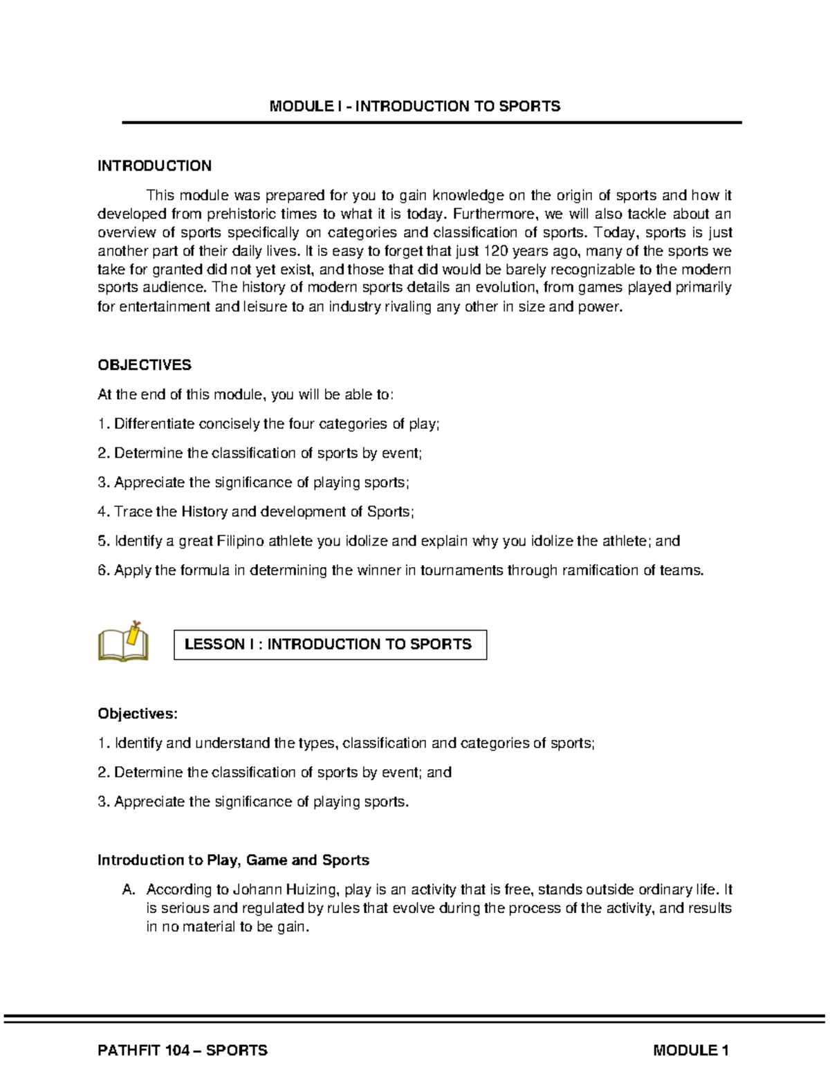 Module-I - Summary Business Administration - MODULE I - INTRODUCTION TO ...