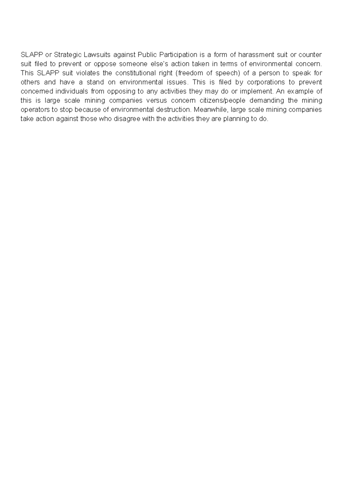 What is Slapp - SLAPP or Strategic Lawsuits against Public ...