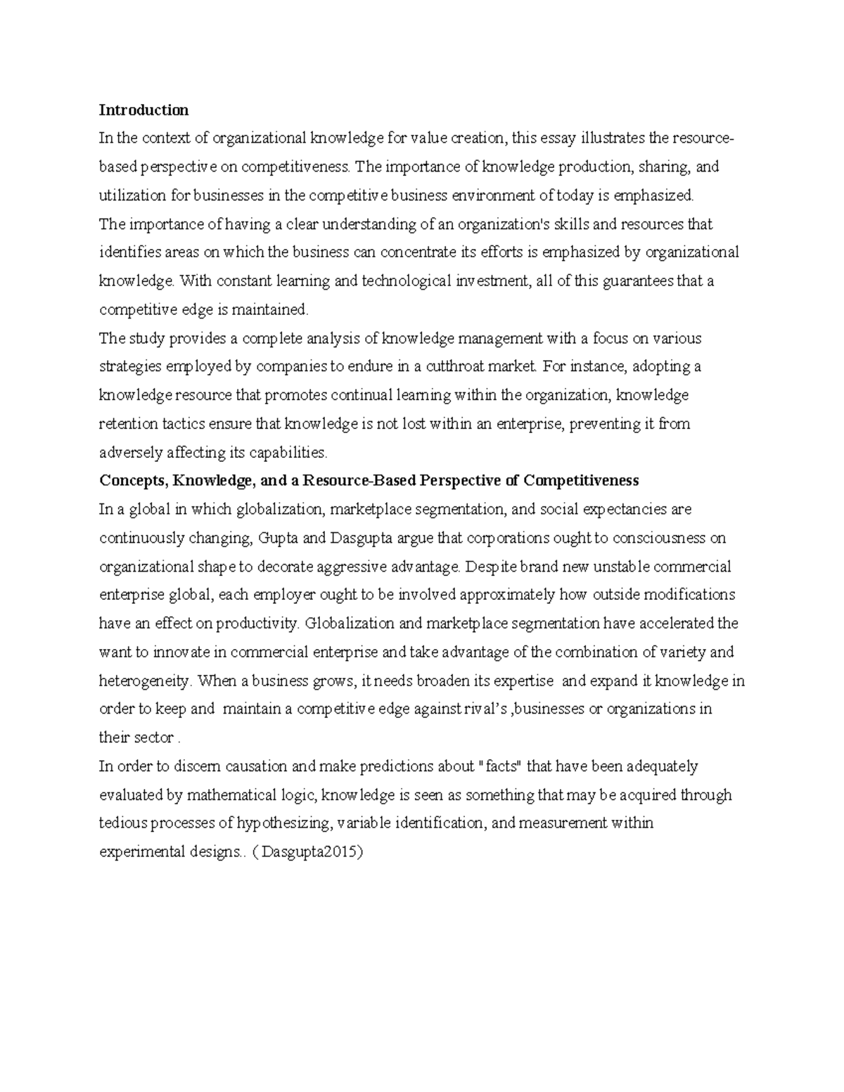 According to Dasgupta and Gupta 5 - Introduction In the context of ...