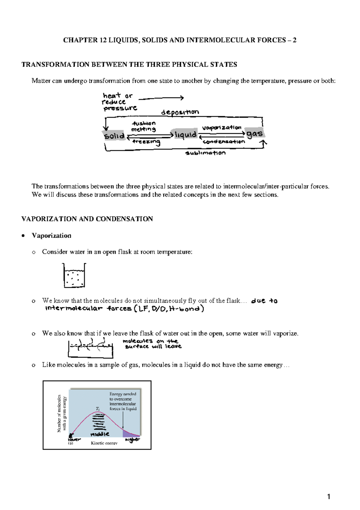 Chapter 12-2 Lecture Notes - CHAPTER 12 LIQUIDS, SOLIDS AND ...