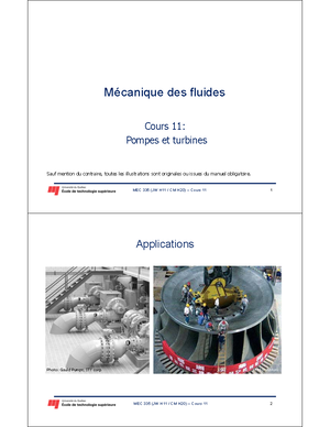 Chapitre 4 dynamique des fluides reels incompressibles - Pré-requis : Généralité sur les fluides ...