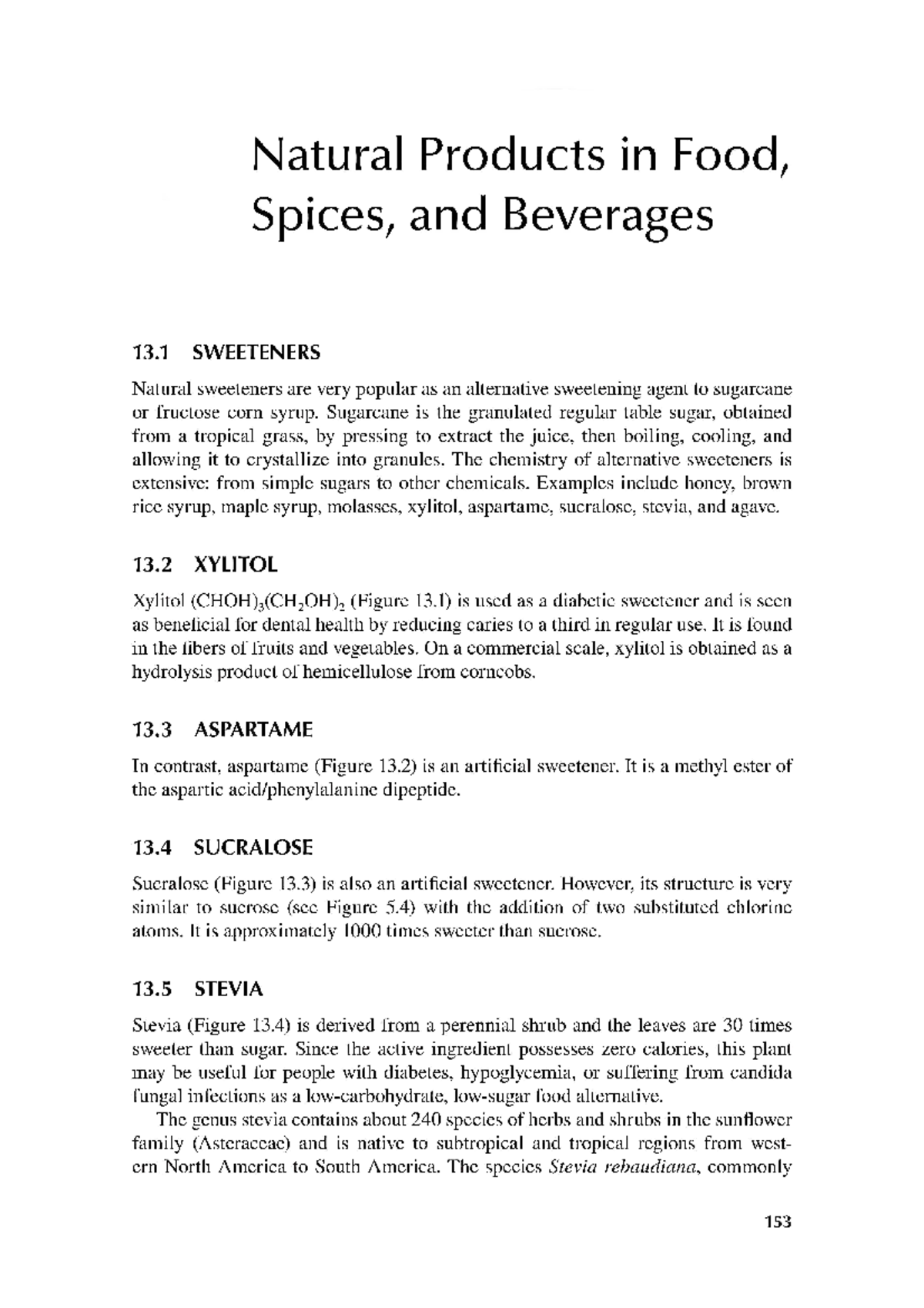 Natural products in food - organic chemistry - Studocu