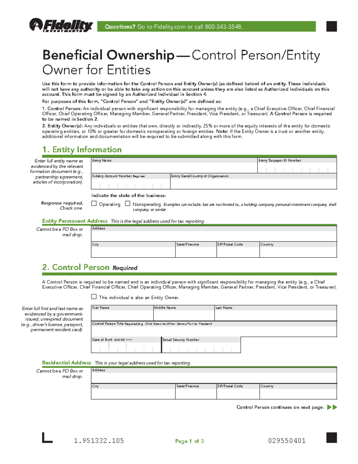 BOE - to better myself - Beneficial Ownership — Control Person/Entity ...