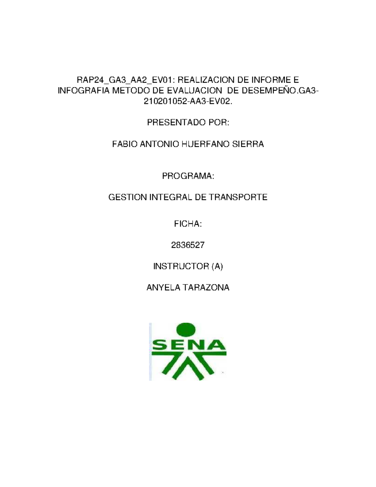 Rap 24 realización de e infografía método de evaluación y desempeño Ga3 ...